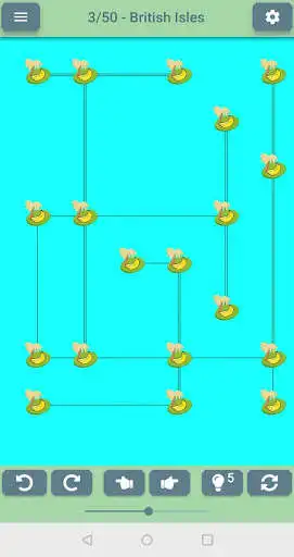 Islands - Hashi puzzle online game with UptoPlay