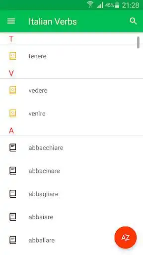 Italian Verbs: Learn & Train online game with UptoPlay