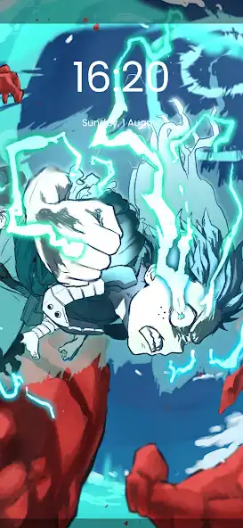 Izuku Midoriya Deku Wallpaper online game with UptoPlay