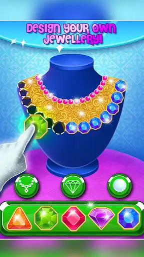 Jewelry design maker girl game online game with UptoPlay