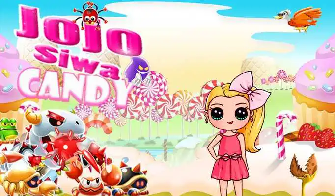 Jojo Siwa Candy World : Running online game with UptoPlay