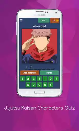 Jujutsu Kaisen Characters Quiz online game with UptoPlay