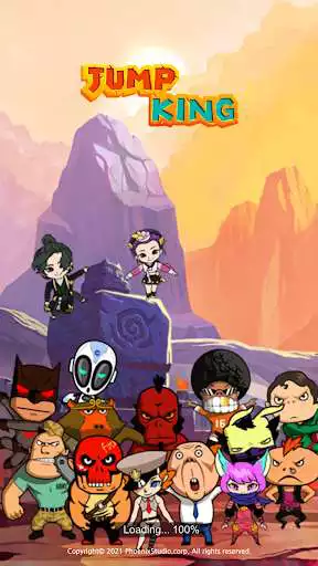 Jump king online game with UptoPlay