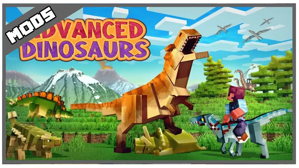 Jurassic Park Mod - Dinosaur Mod For Minecraft PE online game with UptoPlay