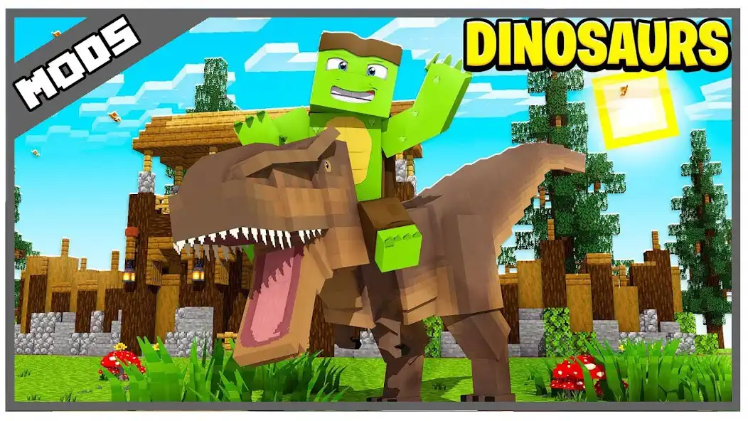 Jurassic Park Mod - Dinosaur Mod For Minecraft PE online game with UptoPlay