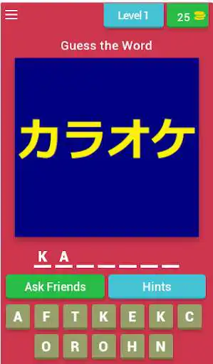 Katakana Quiz Game (Japanese Learning App) online game with UptoPlay