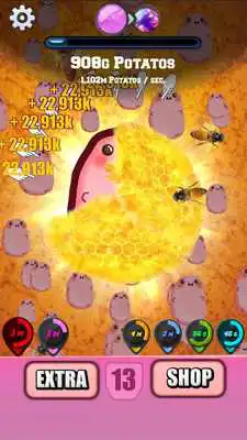 Kawai Cute Potato Clicker online game with UptoPlay