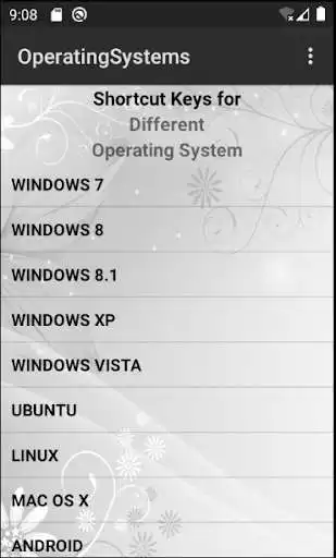 Keyboard Shortcuts app online game with UptoPlay