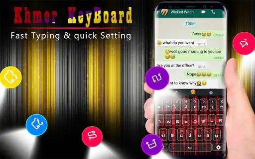 Khmer Keyboard Free - Khmer typing keyboard online game with UptoPlay