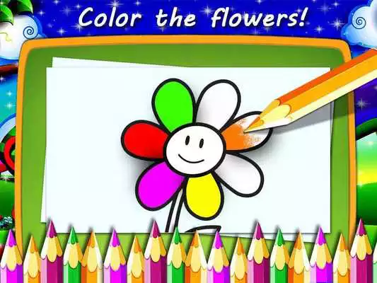Kids Color Finger Paint online game with UptoPlay