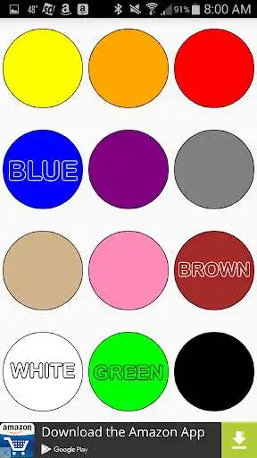 Kids Colors Tap And Learn online game with UptoPlay
