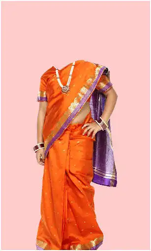 Kids Half Saree Photo Maker online game with UptoPlay
