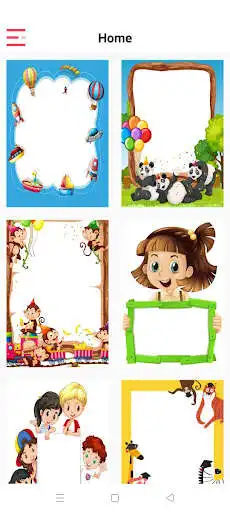 Kids Photo Frames Maker online game with UptoPlay