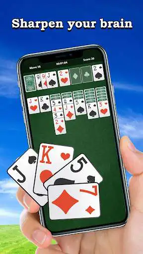 Klondike Classic Solitaire: Patience Card Game online game with UptoPlay