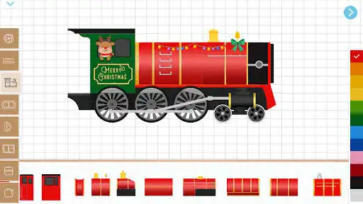 Labo Christmas Train Game:Kids online game with UptoPlay