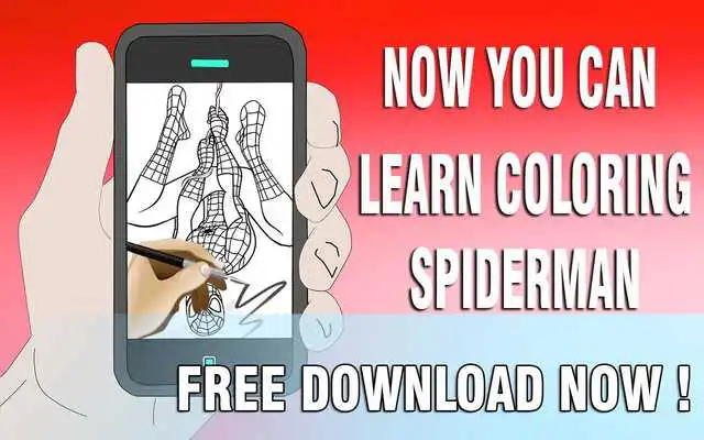 Learn Coloring Spiderman online game with UptoPlay