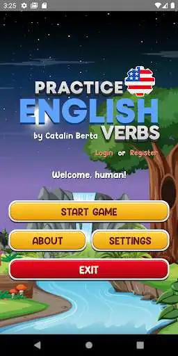 Learn English Verbs Game online game with UptoPlay