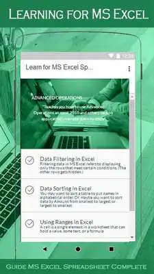 Learn for Microsoft Excel Spreadsheet 2010 online game with UptoPlay