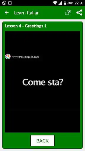 Learn Italian Basic Lessons online game with UptoPlay