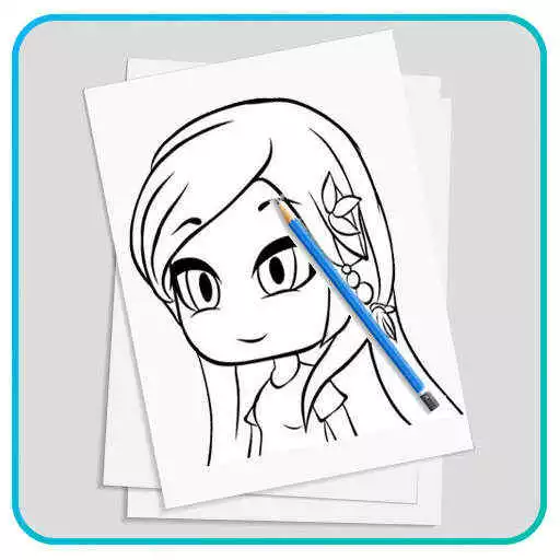 Learn To Draw a cute Gacha GL online game with UptoPlay