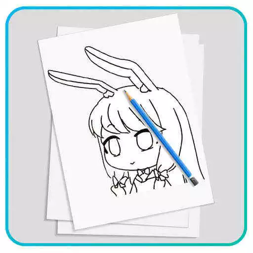 Learn To Draw a cute Gacha GL online game with UptoPlay