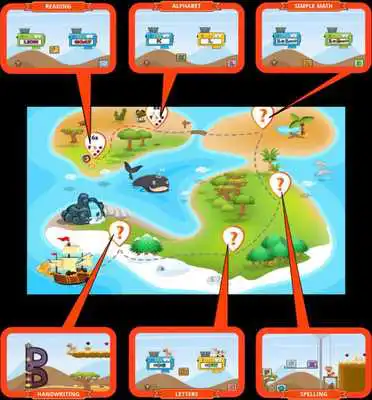 Learn With Happy Animals online game with UptoPlay