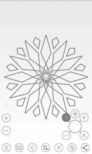 Line Art - Circular Vector Drawing App online game with UptoPlay