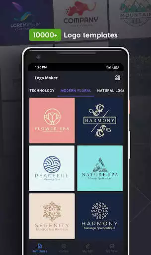 Logo Maker & Logo Creator - Logo Templates online game with UptoPlay