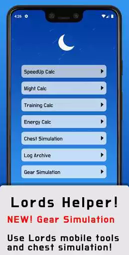 Lords Helper - Gear Simulator, Lords mobile Tools online game with UptoPlay