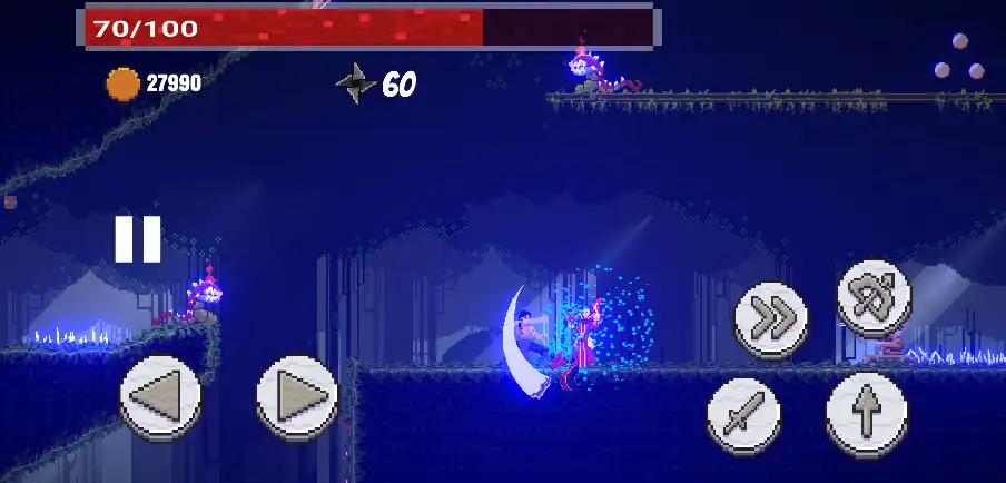 Lost Samurai Action Platformer online game with UptoPlay