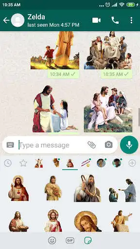Love Jesus Christ Stickers online game with UptoPlay
