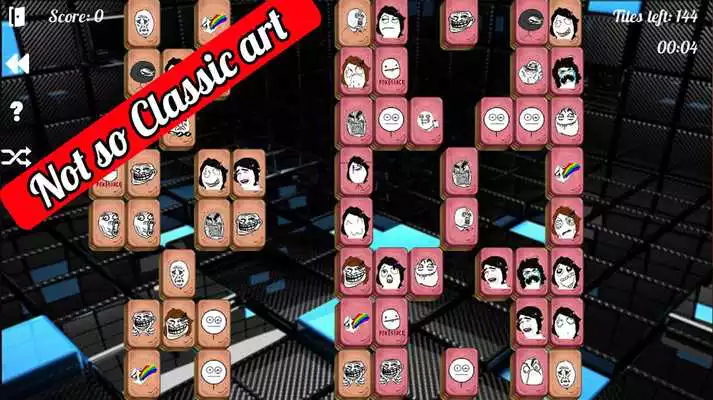 Mahjong with Memes online game with UptoPlay