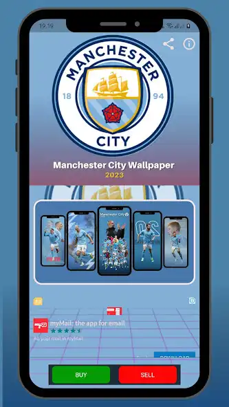 Manchester City Wallpaper 2023 online game with UptoPlay
