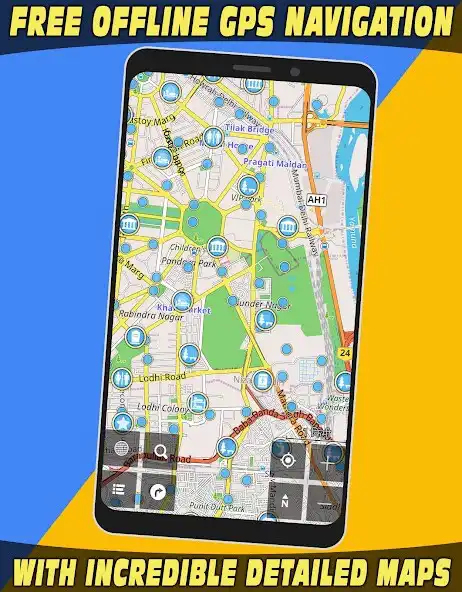 Map of India - Offline GPS online game with UptoPlay