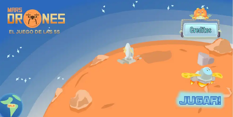 لعبة Mars Drones - لعبة 5S عبر الإنترنت مع UptoPlay