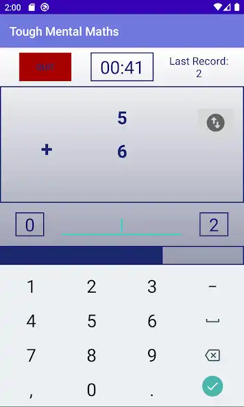 Math Brain Training Tests - 9 Subjects online game with UptoPlay