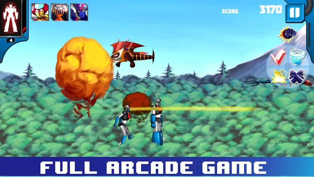 Mazinger Z Returns online game with UptoPlay