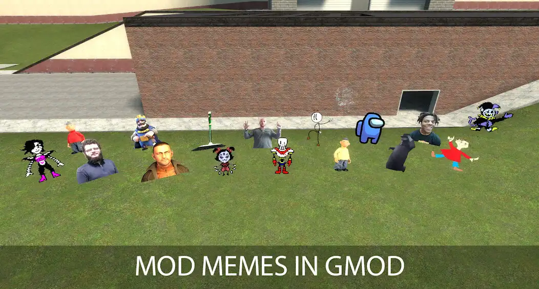 Memes Nextbot Mod In Gmod online game with UptoPlay