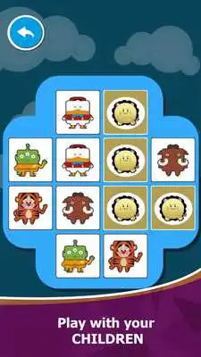 Memorama Cartoons online game with UptoPlay