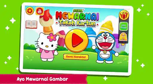 Mewarnai Kartun online game with UptoPlay