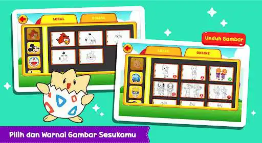 Mewarnai Kartun online game with UptoPlay