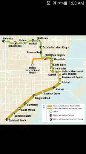 Miami Metro Map online game with UptoPlay
