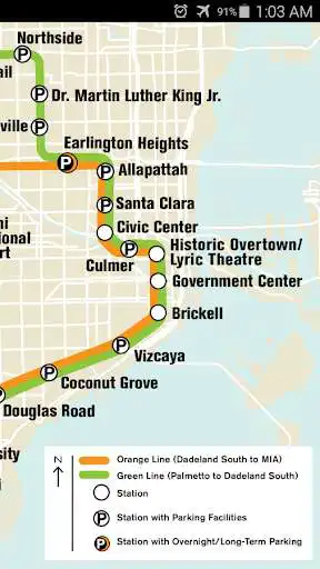 Miami Metro Map online game with UptoPlay