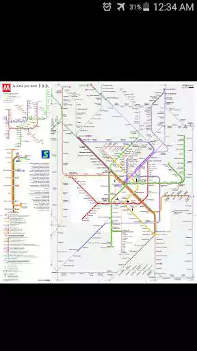 Milan Metro & Rail Map online game with UptoPlay