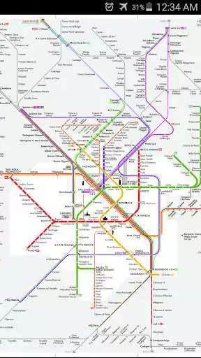 Milan Metro & Rail Map online game with UptoPlay