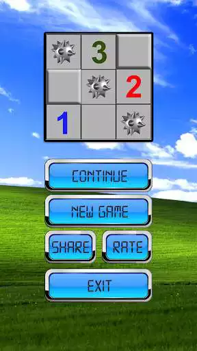 Minesweeper - Windows XP version online game with UptoPlay