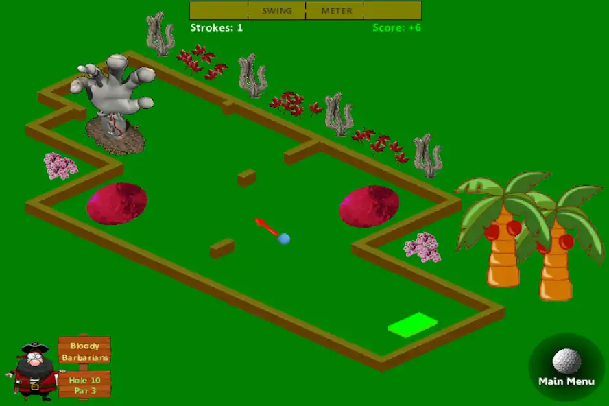Mini Golf - Horror Edition online game with UptoPlay