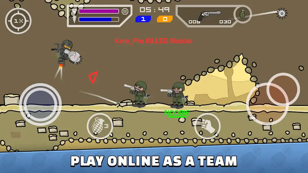 Mini Militia - War.io online game with UptoPlay