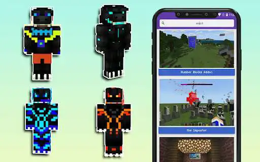 Mod Godzilla Texture for Minecraft PE online game with UptoPlay