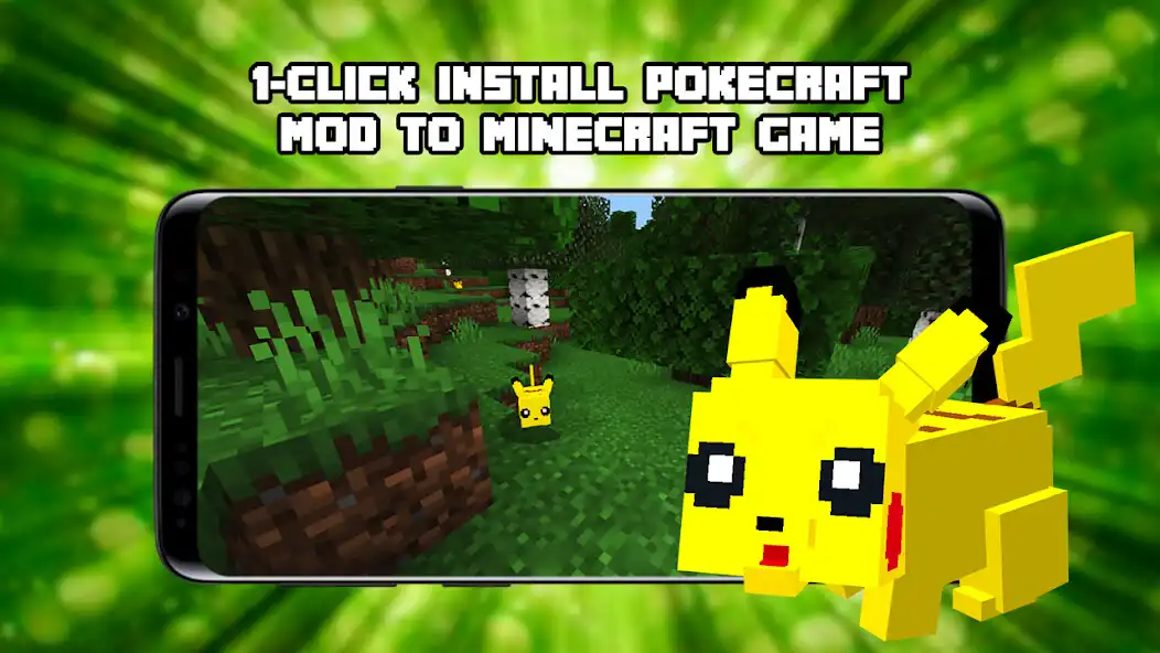 Mod PokeCraft for Minecraft online game with UptoPlay